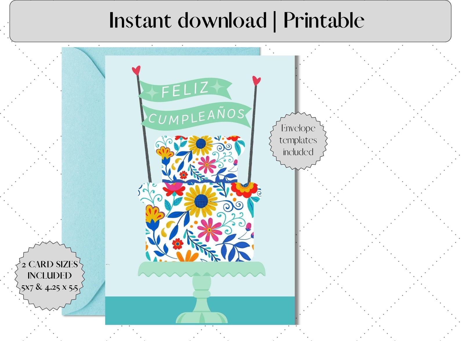 Feliz Cumpleaños Tarjeta | SPANISH Happy Birthday Card | Mexican ...