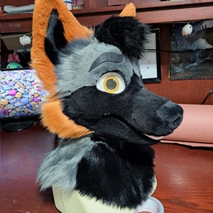 FURSUIT HEAD Toony Fox Foam Base - Etsy Australia