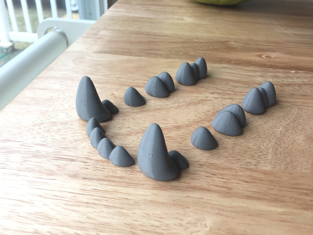 Teeth Set - Large Maws 3D Printed - Etsy