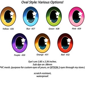 Fursuit Eye Mesh - Custom Colors & Variations - Etsy