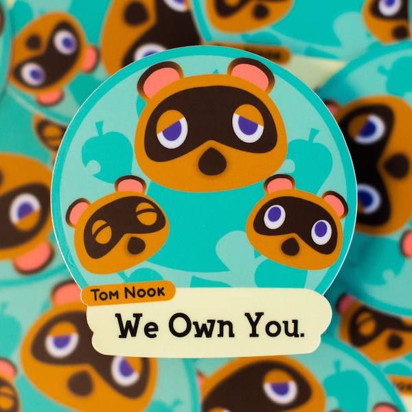 Tom Nook Sticker - Etsy