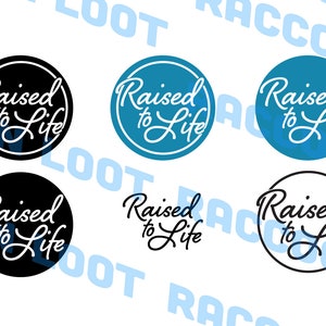 Raised to Life Baptism SVG Bundle | Digital Download - Svg - Png - Pdf ...