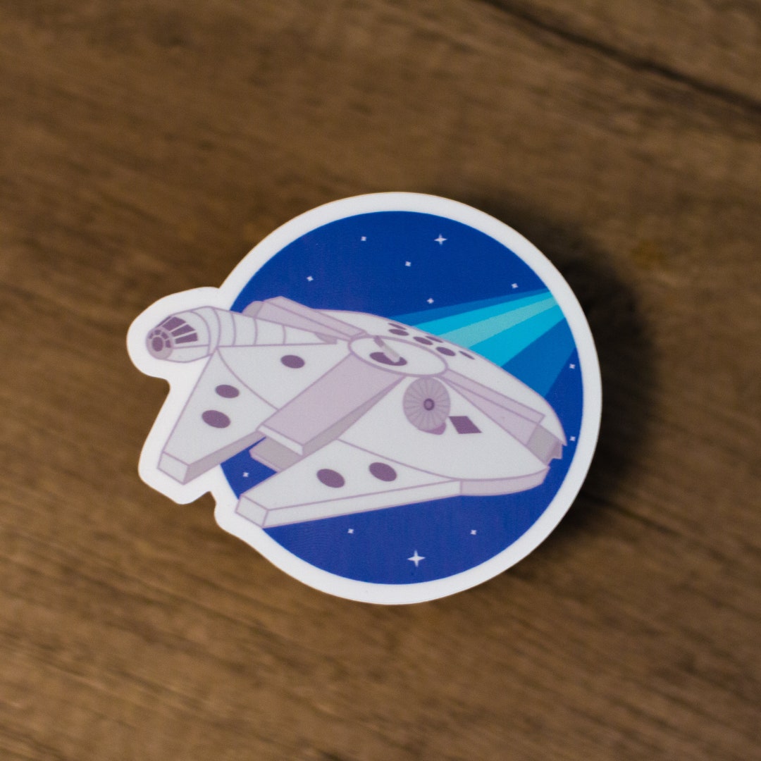 Millennium Falcon 3" Sticker | Star Wars Stickers - Etsy