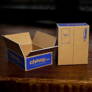 Mini Chewy Box Template - Etsy
