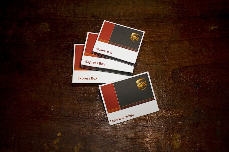 Mini UPS Boxes Template | Works on Cricut - Etsy