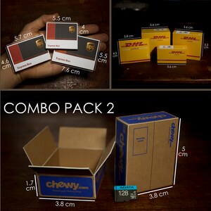 Combo Pack of Printable Miniatures | UPS, DHL Express and Chewy ...