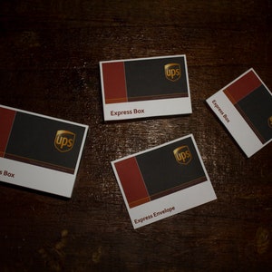 Mini UPS Boxes Template | Works on Cricut - Etsy