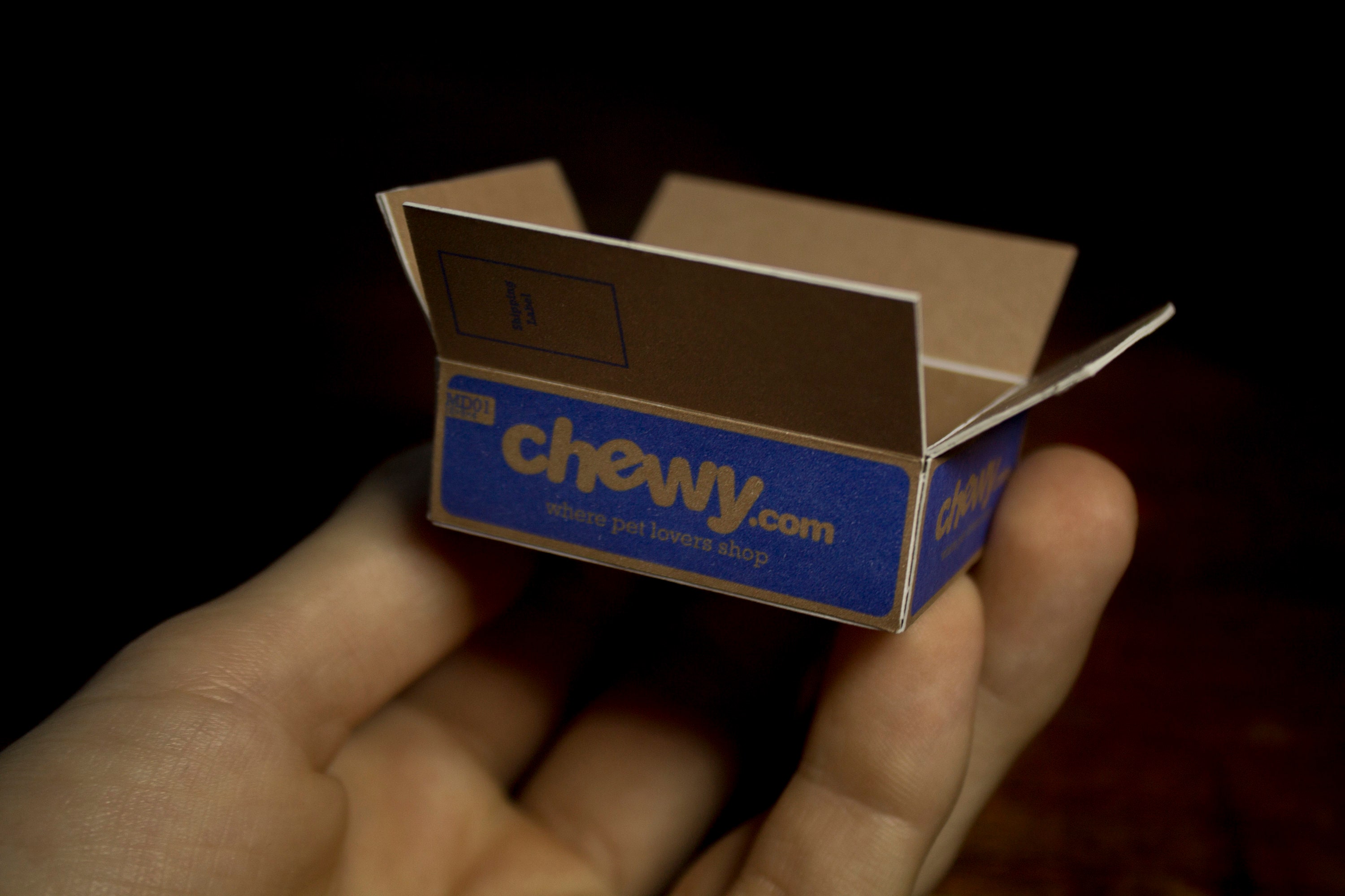 Mini Chewy Box Template | Etsy