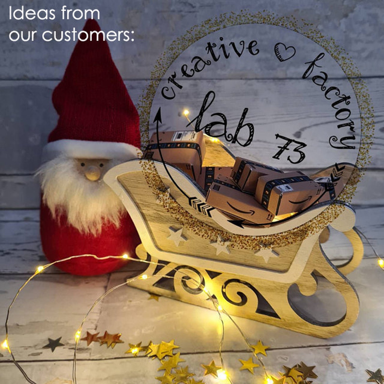 Mini Amazon Box Template | Works on Cricut - Etsy