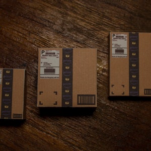 Mini Amazon Box Template | Works on Cricut - Etsy