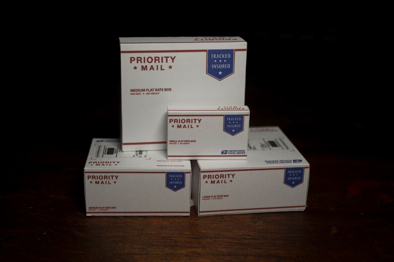 Mini Amazon USPS & FedEx Boxes Template Works on Cricut - Etsy México