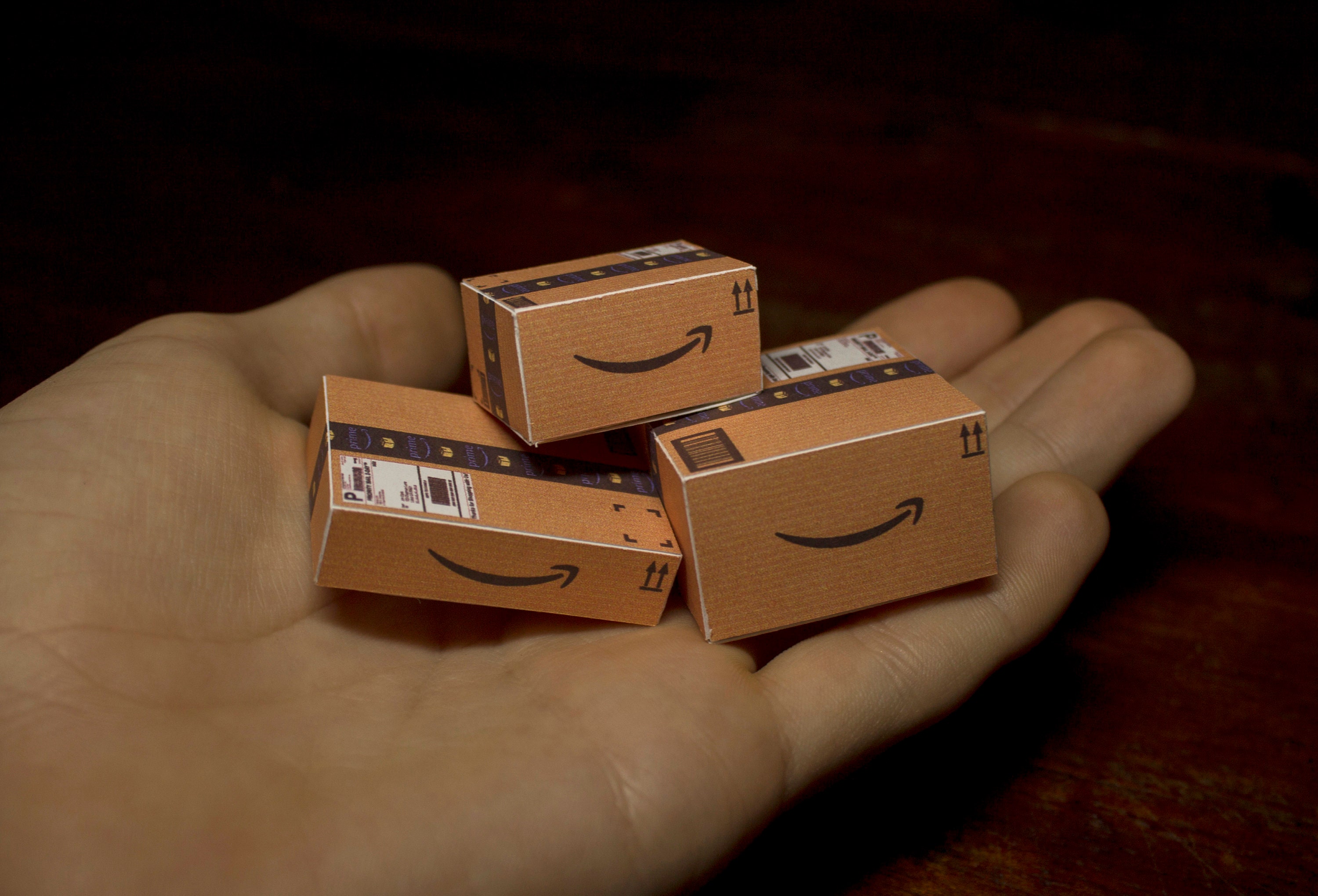 Mini Amazon Boxes & Envelopes Template | Works on Cricut - Etsy