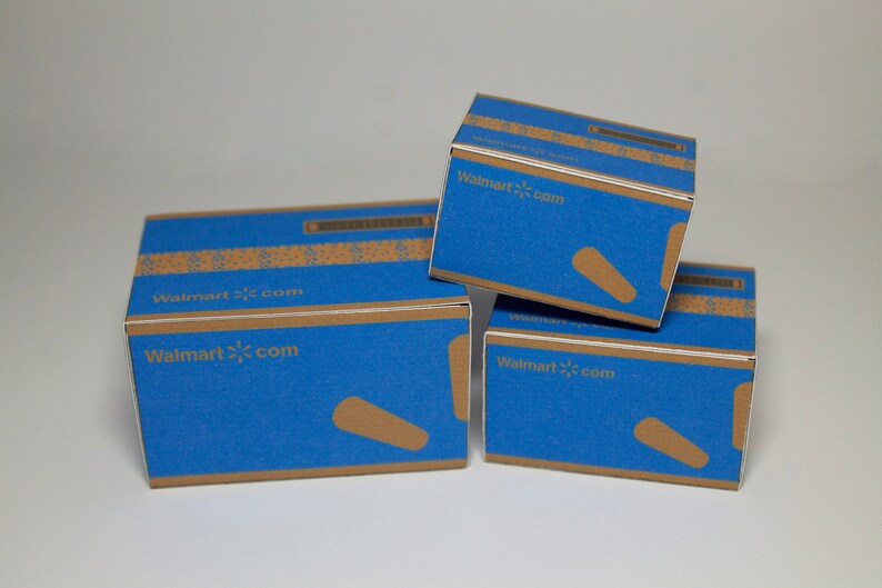 Mini Walmart Boxes Template | Works on Cricut - Etsy