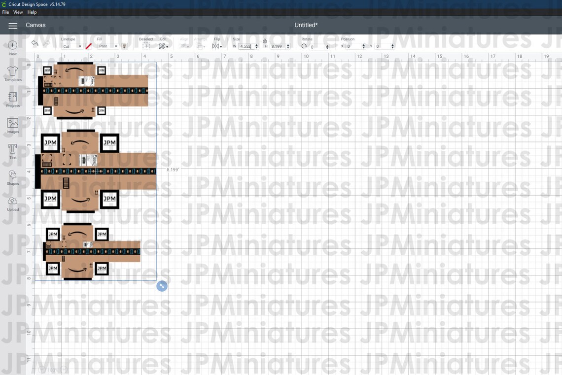 Mini Amazon Box Template Works on Cricut - Etsy España