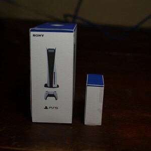 Mini Playstation 5 & Dual Sense Boxes Template | Works on Cricut - Etsy ...