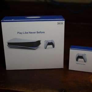 Mini Playstation 5 & Dual Sense Boxes Template | Works on Cricut - Etsy ...