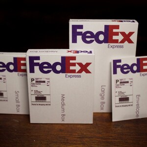 Mini Amazon, USPS & Fedex Boxes Template | Works on Cricut - Etsy