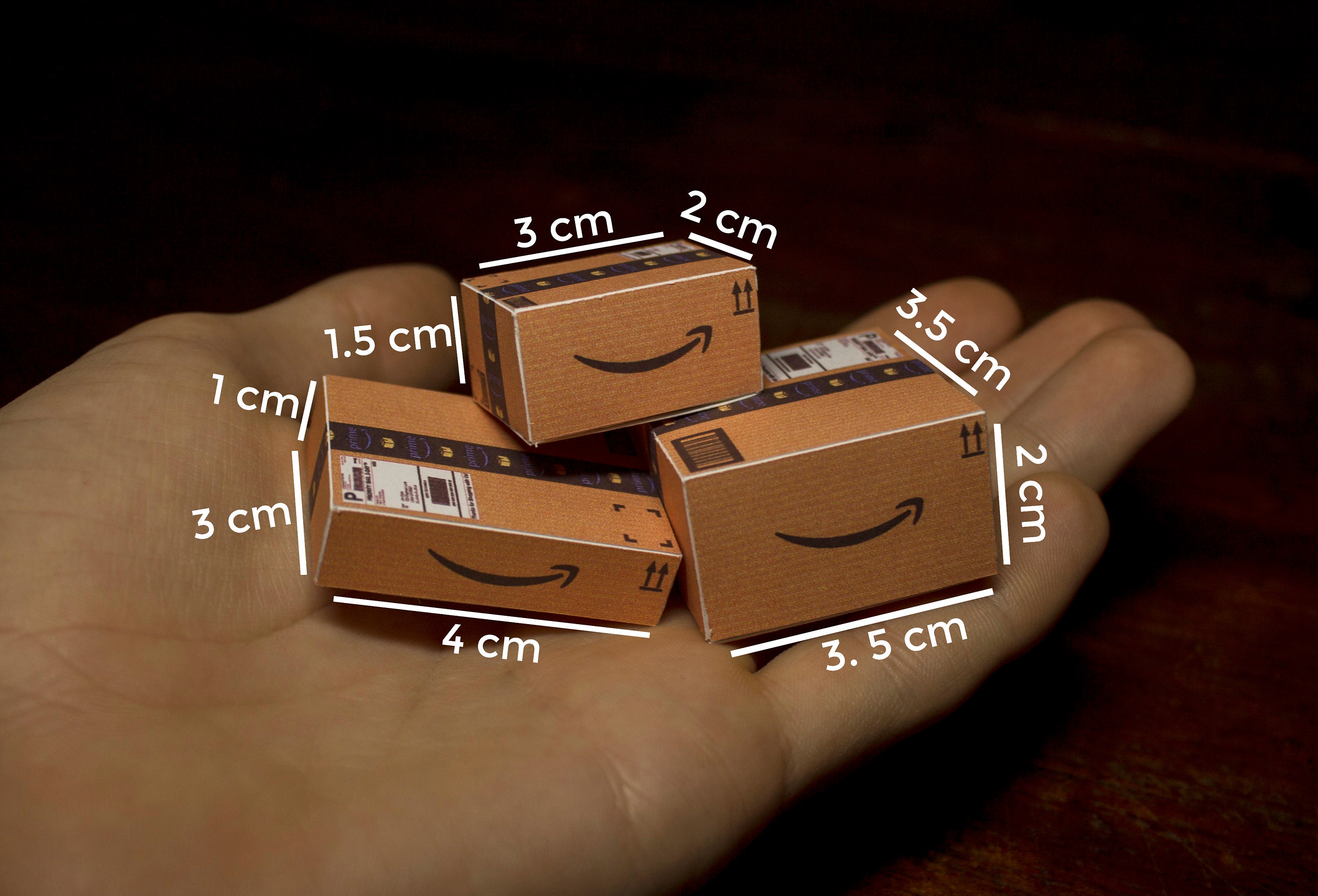 Mini Amazon Boxes Envelopes Template Works On Cricut UK 