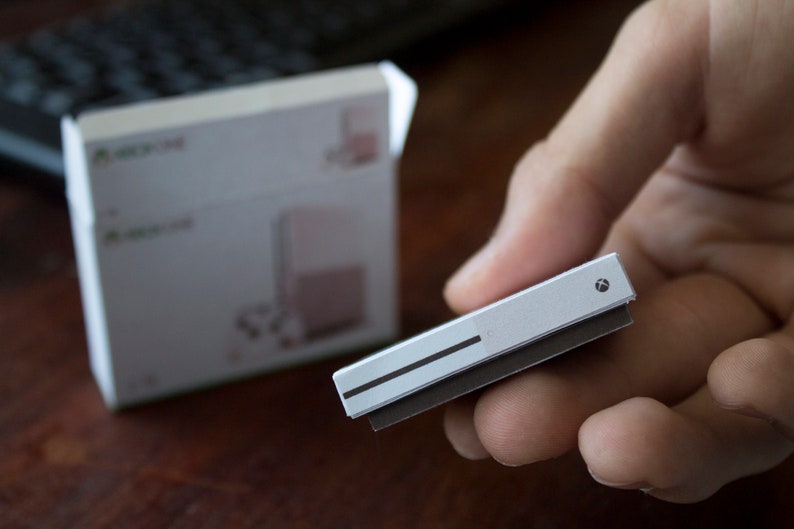 Printable Miniature Xbox One S White 2TB Paper Template 1:6 | Etsy