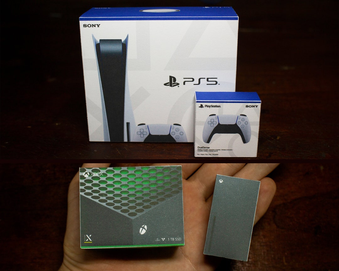 Mini Playstation 5 & Xbox Series X | Works on Cricut - Etsy