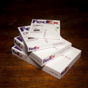 Mini Fedex Boxes Template | Works on Cricut - Etsy