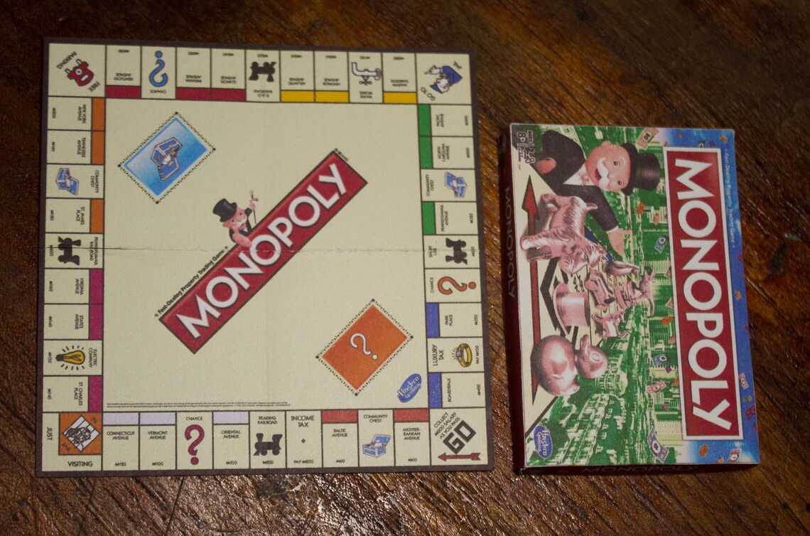 Mini Monopoly Template | Etsy