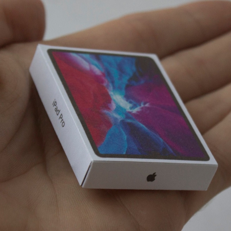 Printable Miniature iPad Pro 12.9 inches Paper Template 1:6 | Etsy