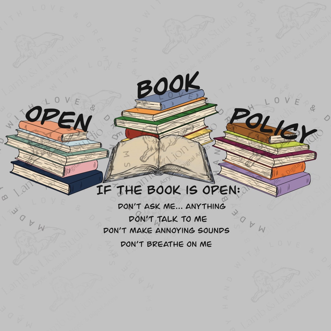 Open Book Policy PNG Design | Hand Drawn Sublimation PNG | Digital ...