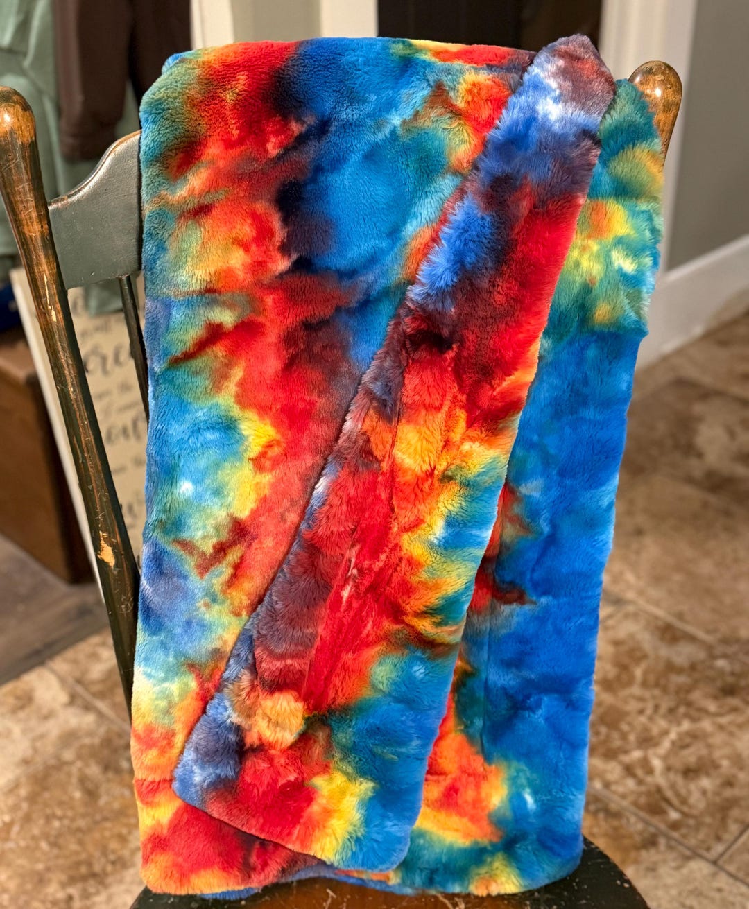 60x72in Approx. Handmade Luxurious Minky Blanket. PLUSH Luxe Cuddle ...