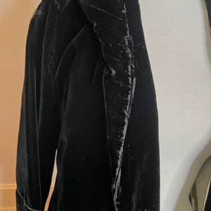 1940s/50s Black Velvet Opera Coat - Etsy