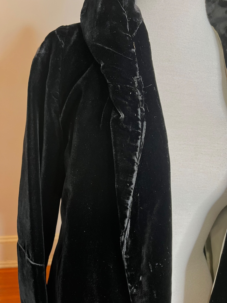 1940s/50s Black Velvet Opera Coat - Etsy