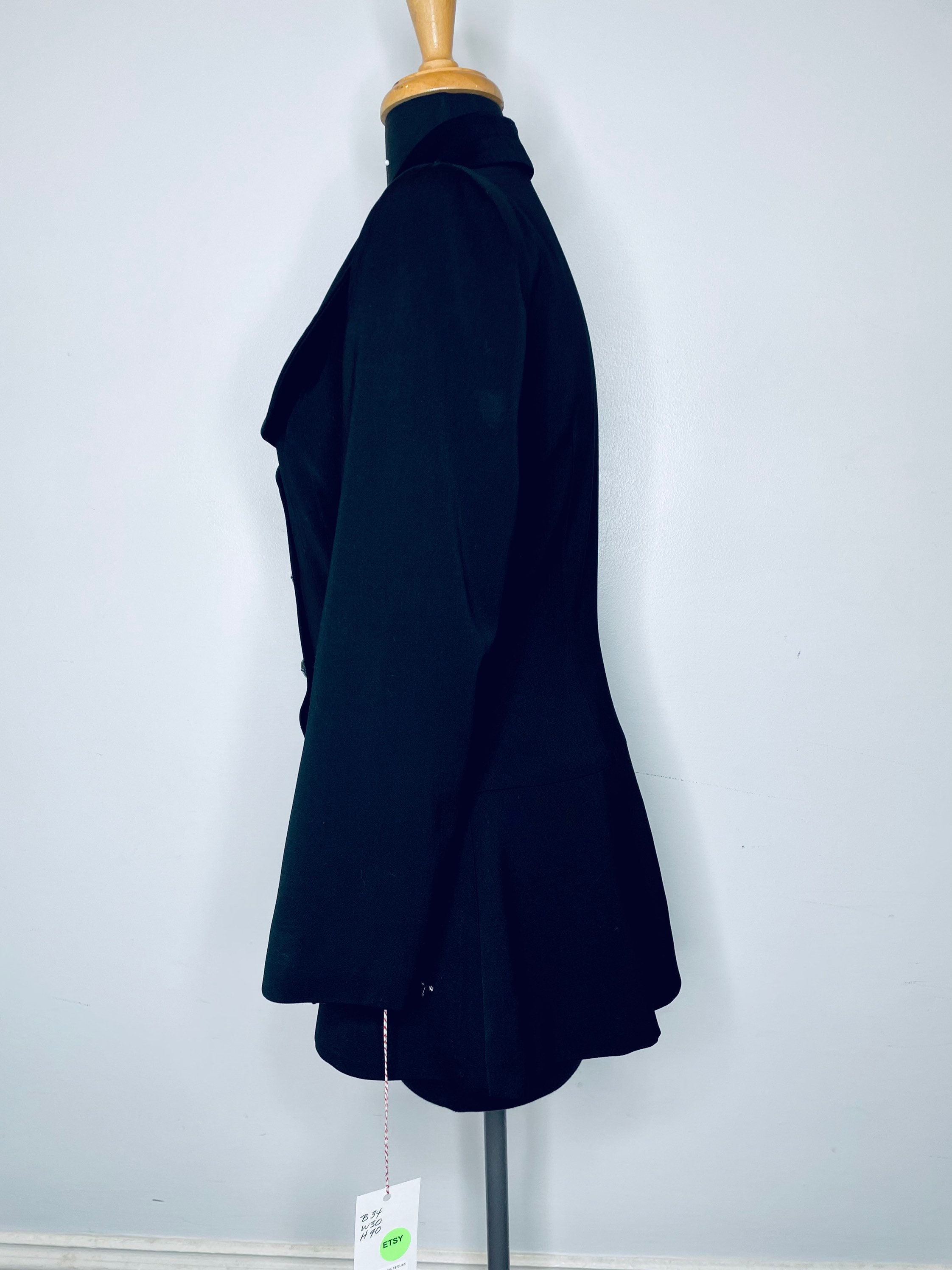 Kalima Original Black Wool Jacket - Etsy