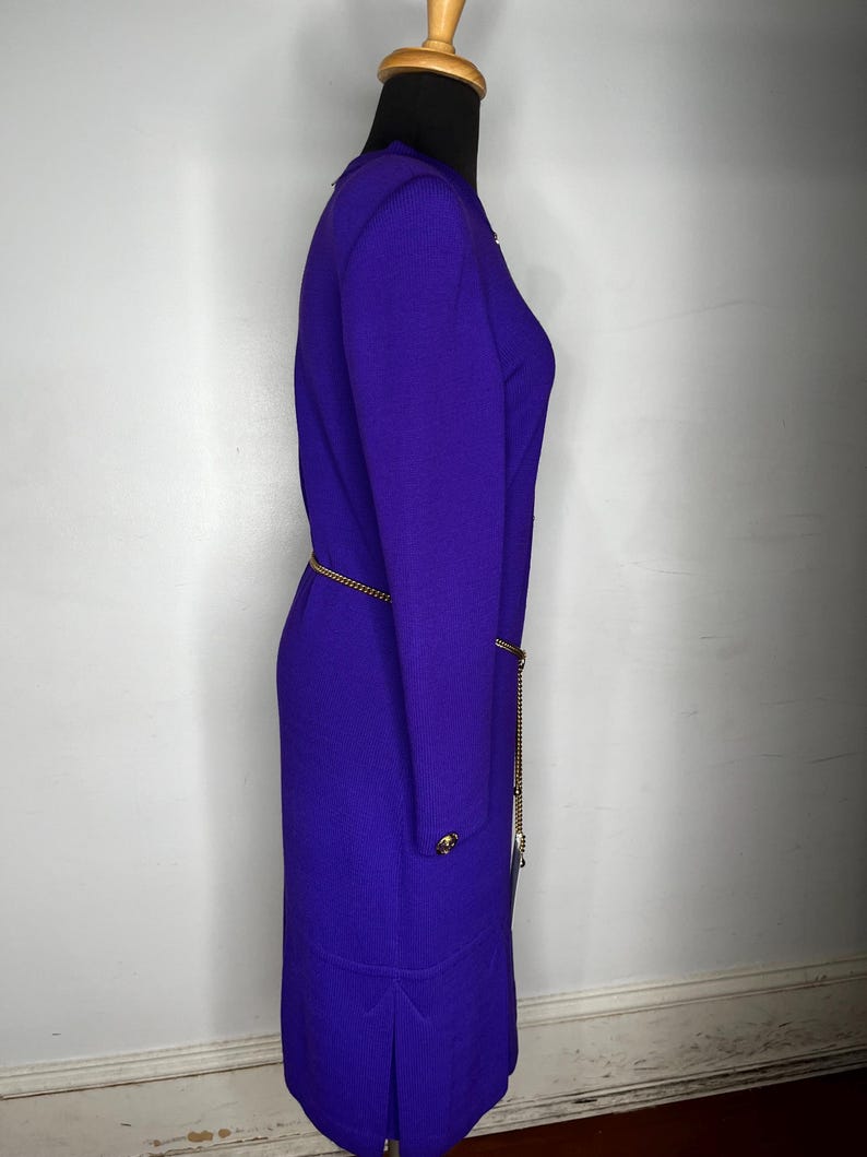 St.john Knit Purple 2 Pc Set - Etsy