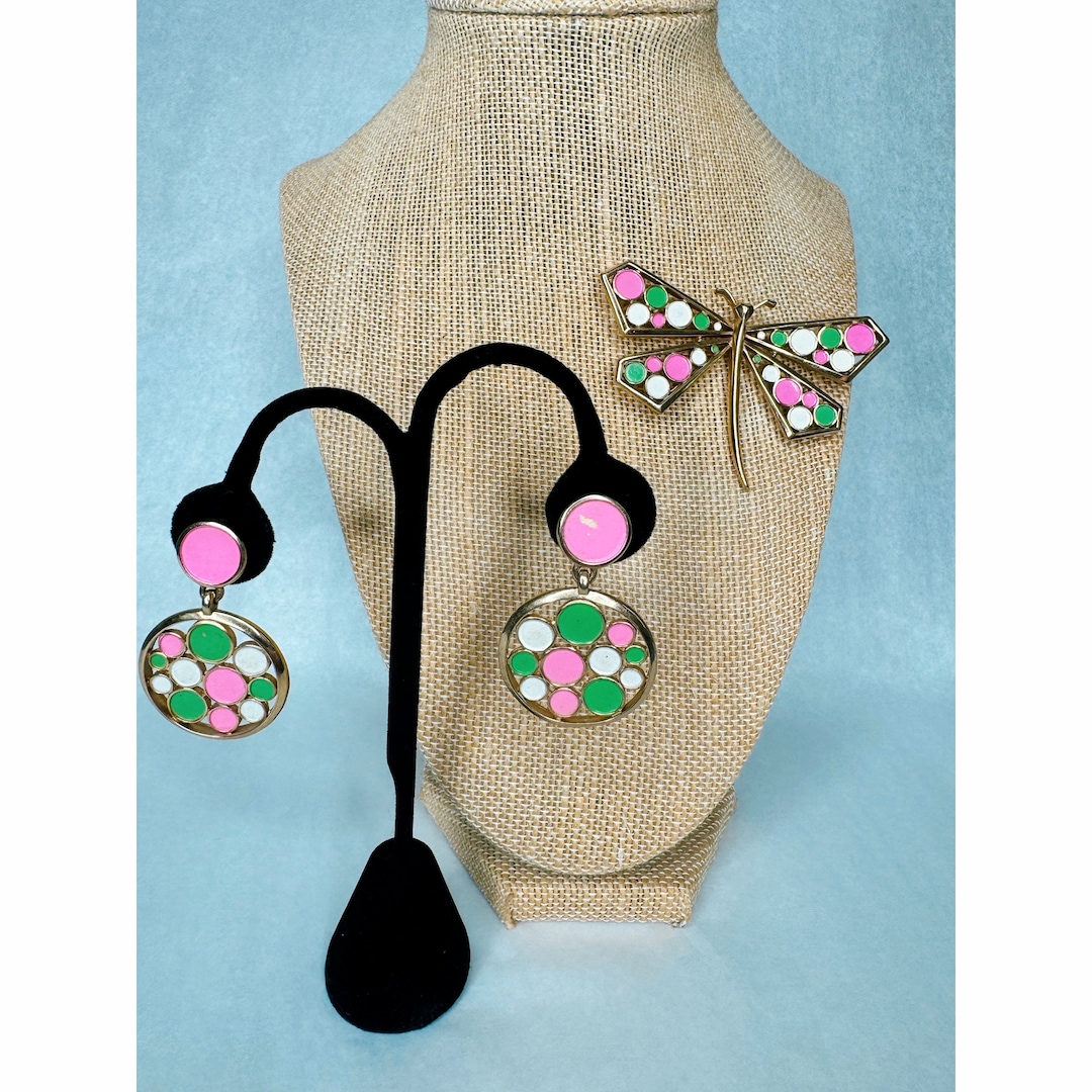 Trifari Alfred Philippe Confetti Modern Mosaic Butterfly Brooch and ...