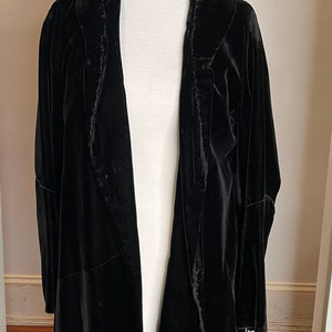 1940s/50s Black Velvet Opera Coat - Etsy
