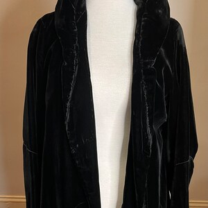 1940s/50s Black Velvet Opera Coat - Etsy