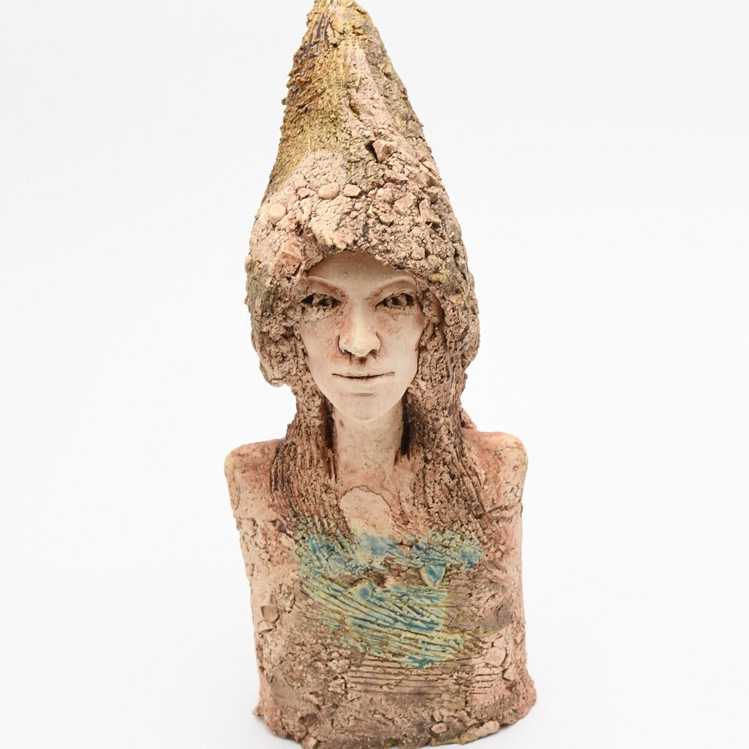 Ceramic Bust, Ceramic Bust, Ceramic Sculpture, Ceramic Art, Hand Made ...