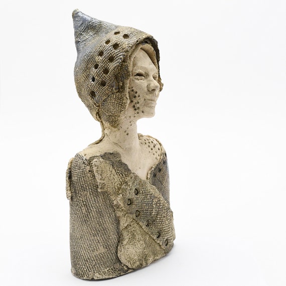 Fine Art Ceramics Ceramic Bust hand made clay sculpture ceramic ...