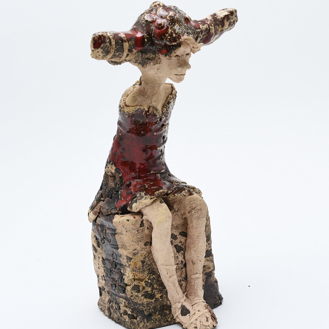 Ceramic Figure, Ceramic Figure, Ceramic Sculpture, Ceramic Art, Hand ...