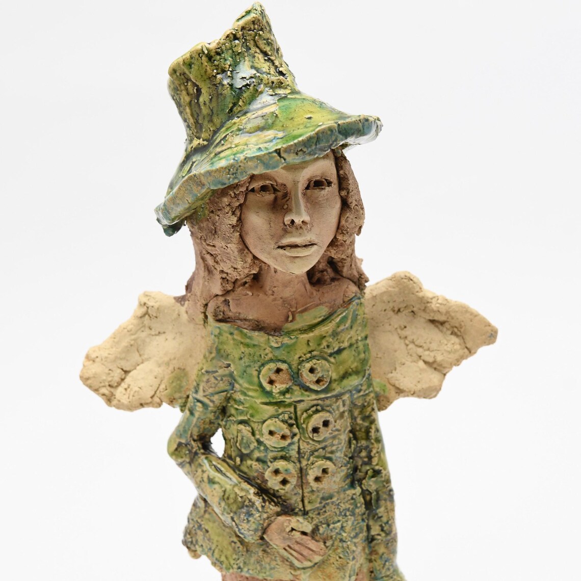 Ceramic Angel, Ceramic Figure, Ceramic Sculpture, Ceramic Art, Hand ...