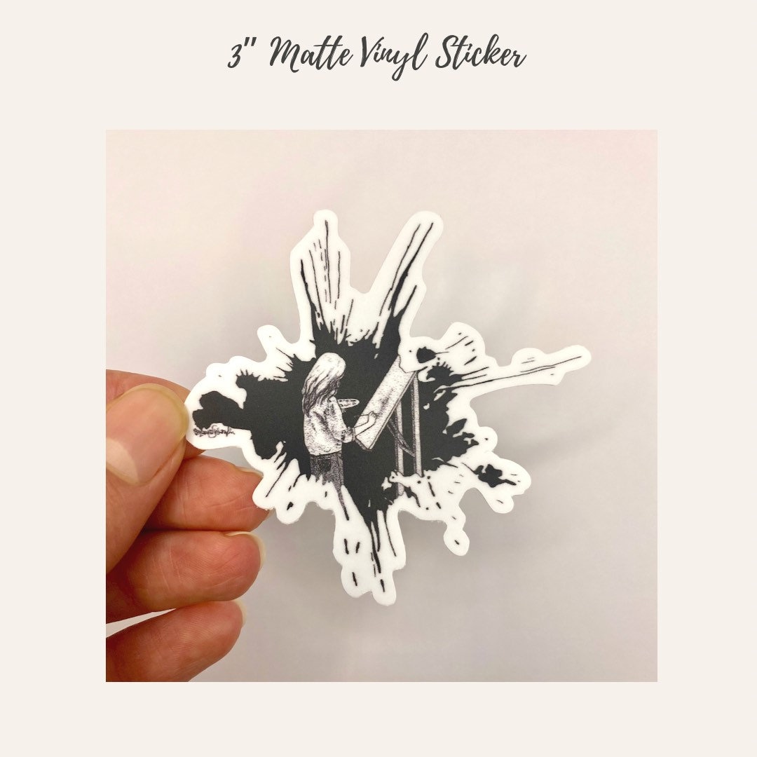 Painter Sticker, Painter Die Cut Vinyl Sticker, Laptop, Tumbler, Bumper ...