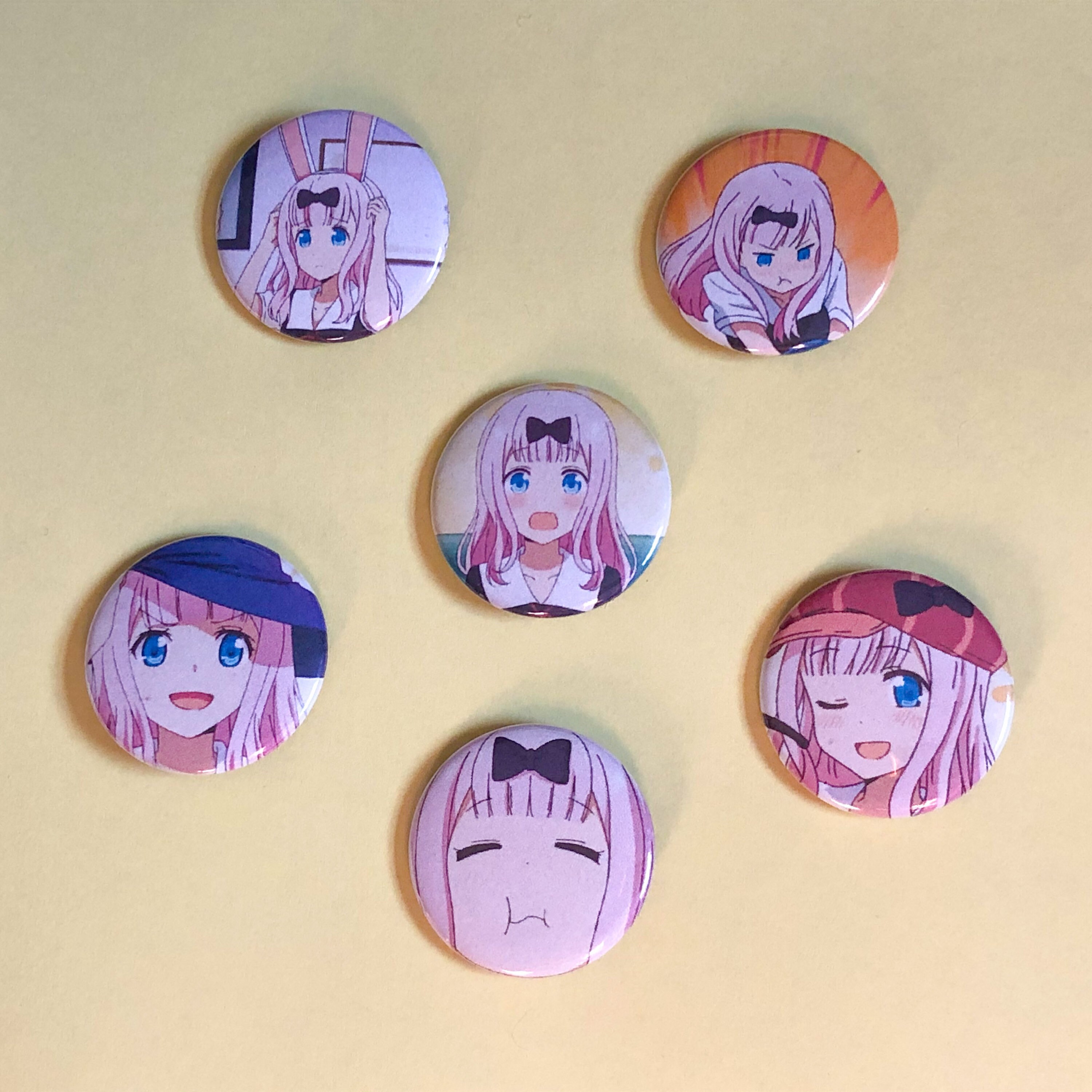 Kaguya-Sama Love Is War Waifu Pins | Etsy