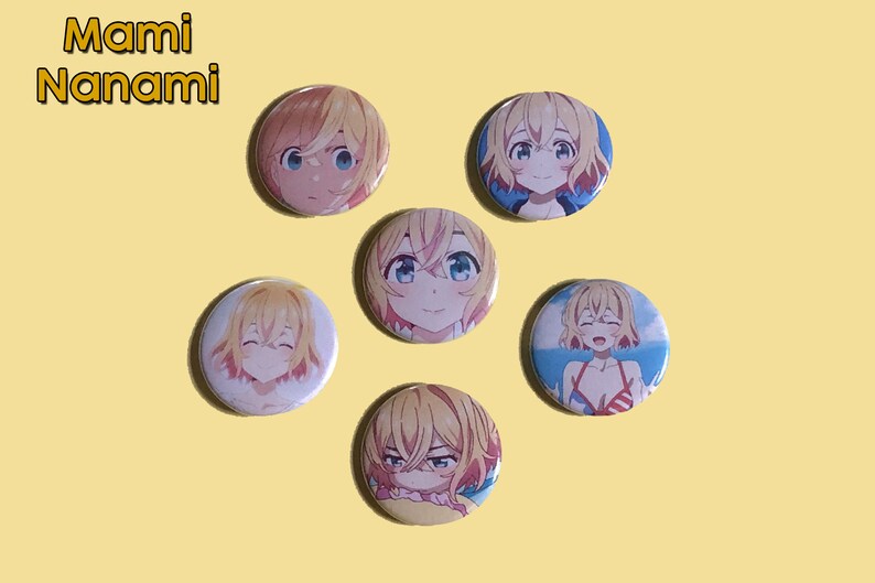Rent-A-Girlfriend Waifu Pins | Etsy