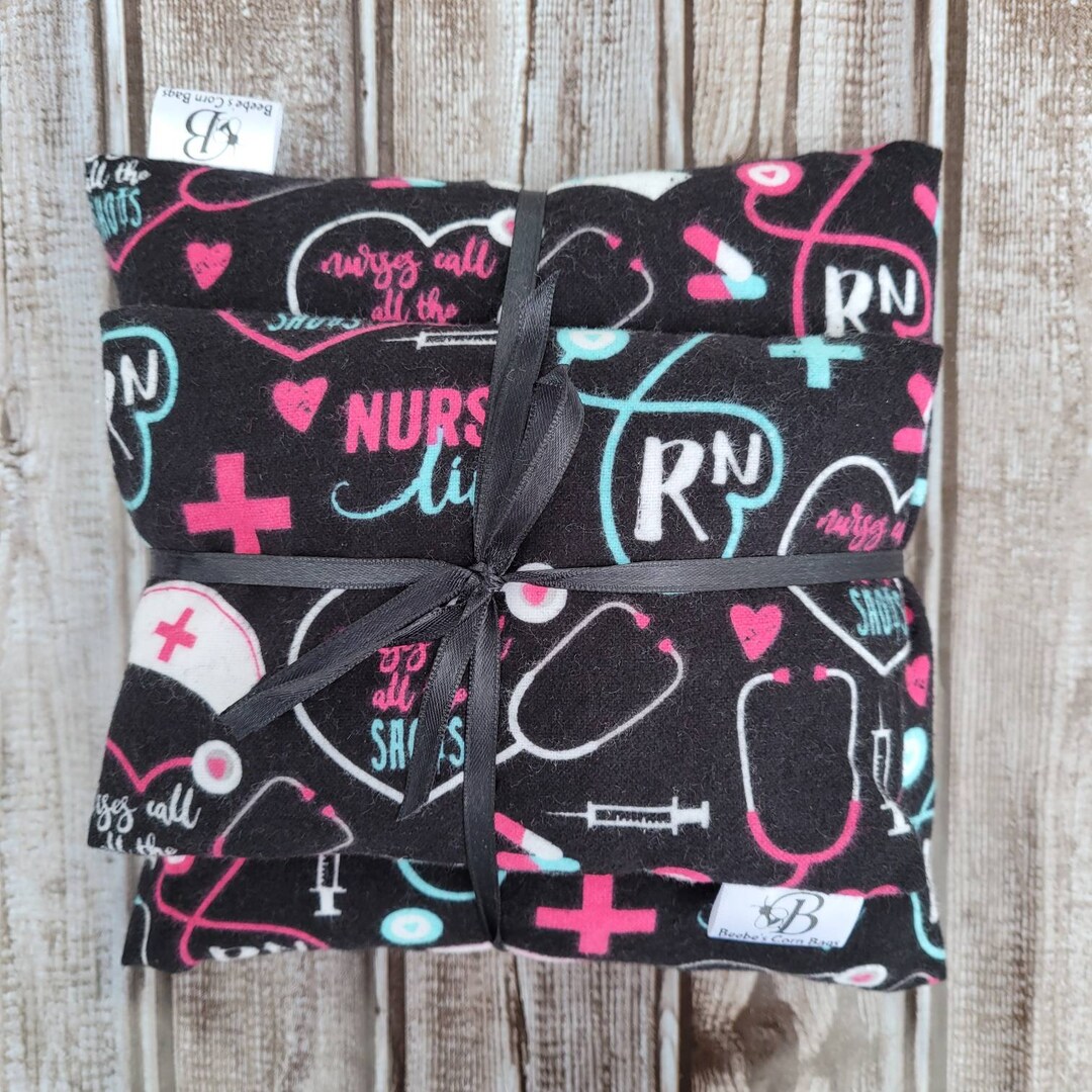 Compresas frías calientes llenas de maíz cubiertas lavables. - Etsy España