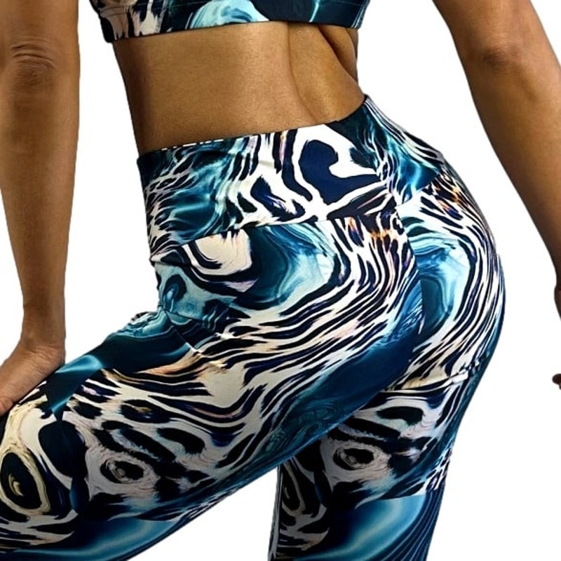 Leopard Gym Leggings - Etsy