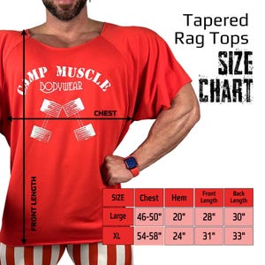 Men's Royal Blue Rag Top Tapered T-shirt Bodybuilding Activewear ...