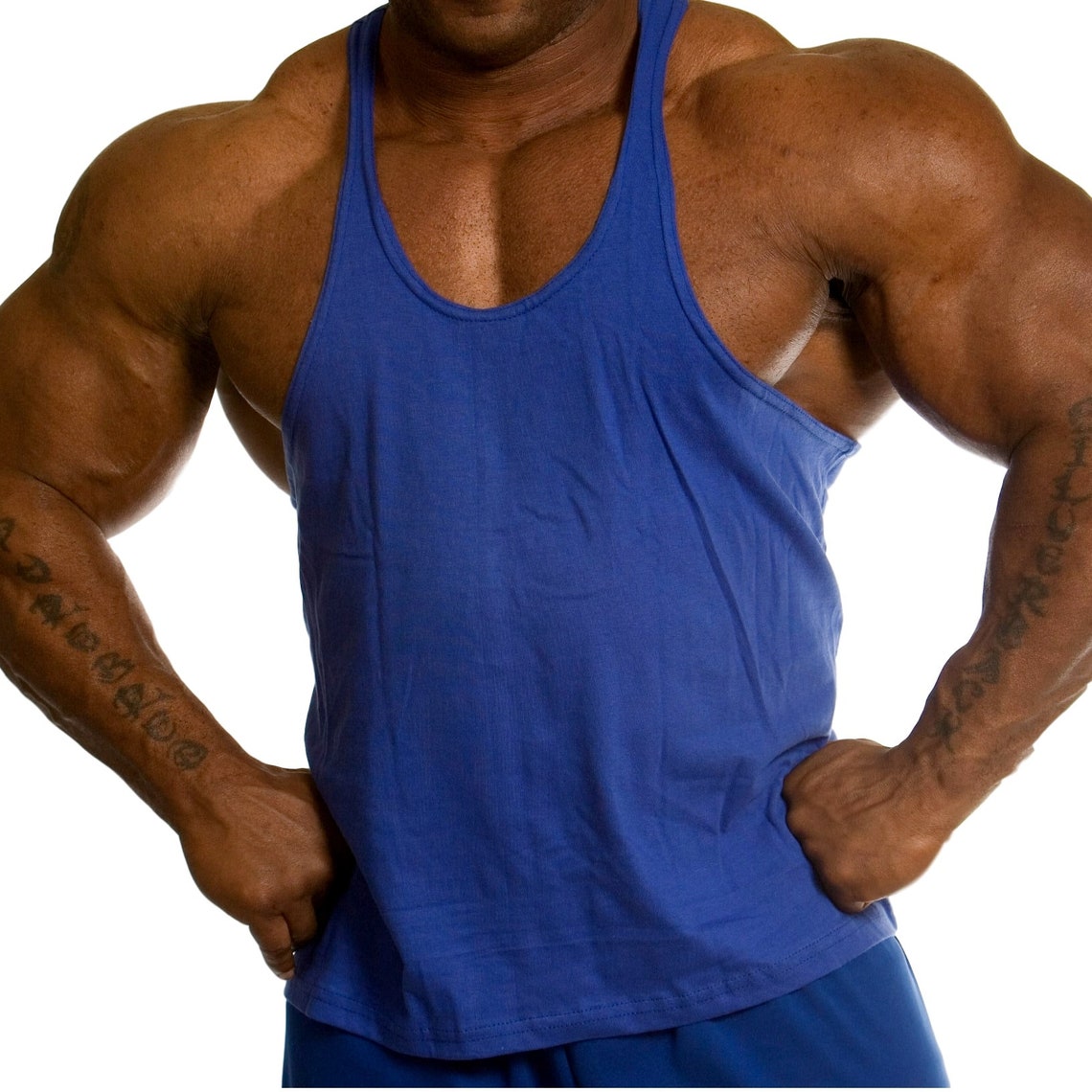 Mens Stringer Tank Bodybuilding Exercise Training Activewear | Etsy