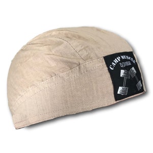 Men’s Durag Skull Cap Bodybuilding Training Gym Fitness Workout Head ...