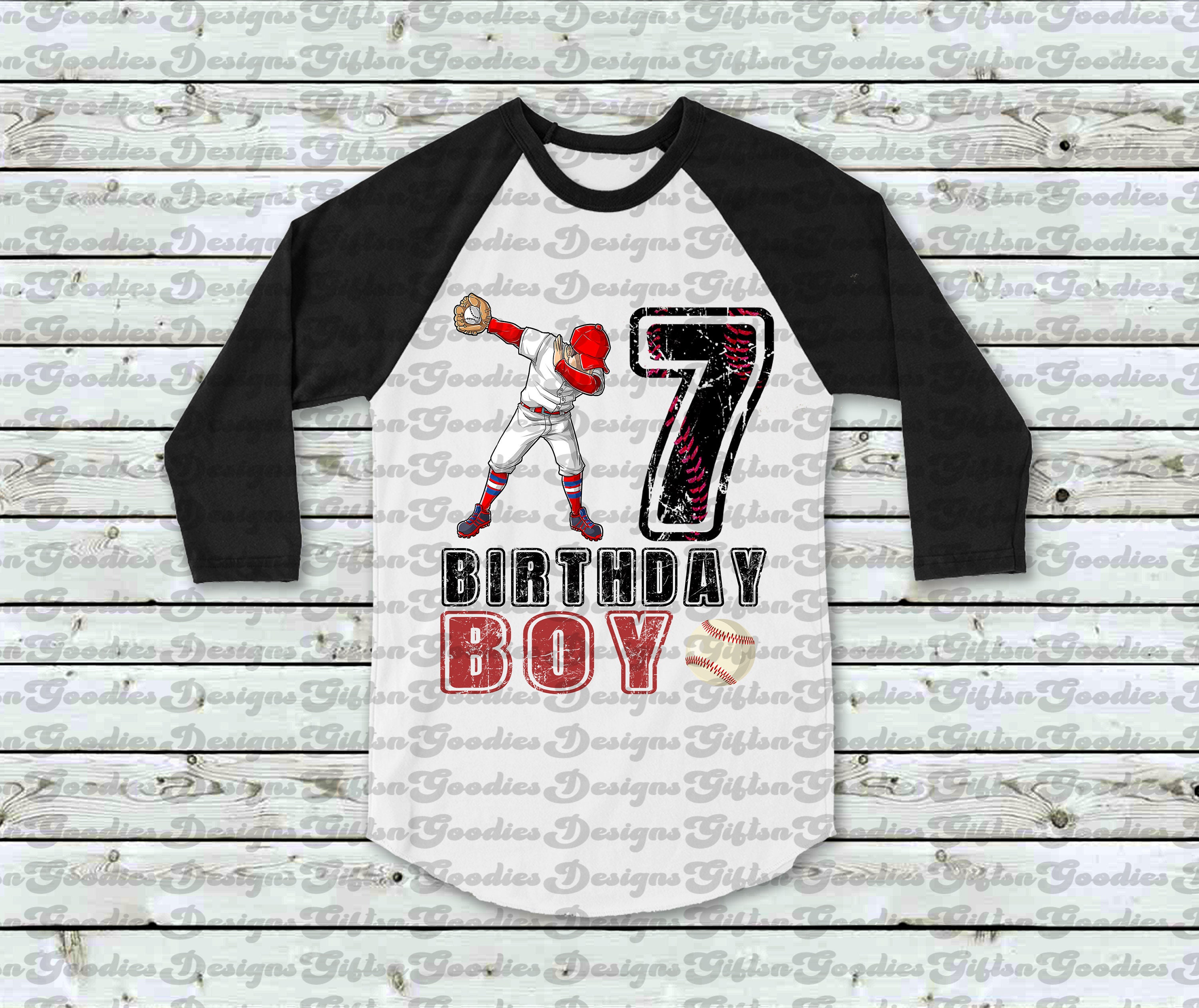 7th Birthday Baseball Png, Baseball Png, 7th Baseball Png, Baseball ...