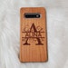 Personalized Engraved Wooden Phone Case Monogram Design for - Etsy